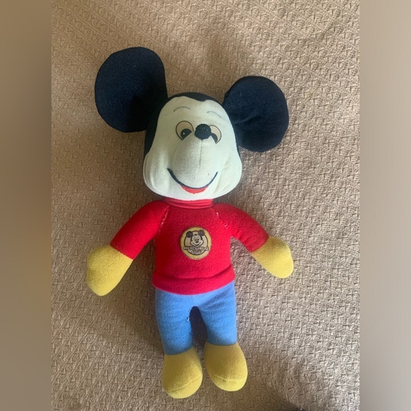 Disney | Toys | Vintage Mickey Mouse Club Plush Stuffed Animal ...